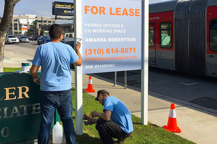 Sign Repair and Replacement | Los Angeles and US-wide | Front Signs