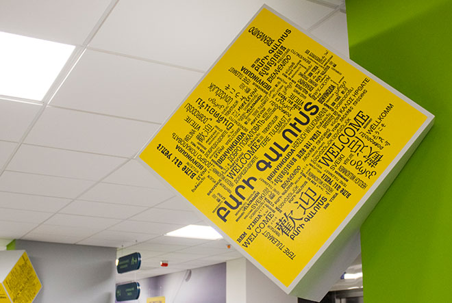 Lobby Signs | Custom Office Reception Signs in Los Angeles | Front Signs