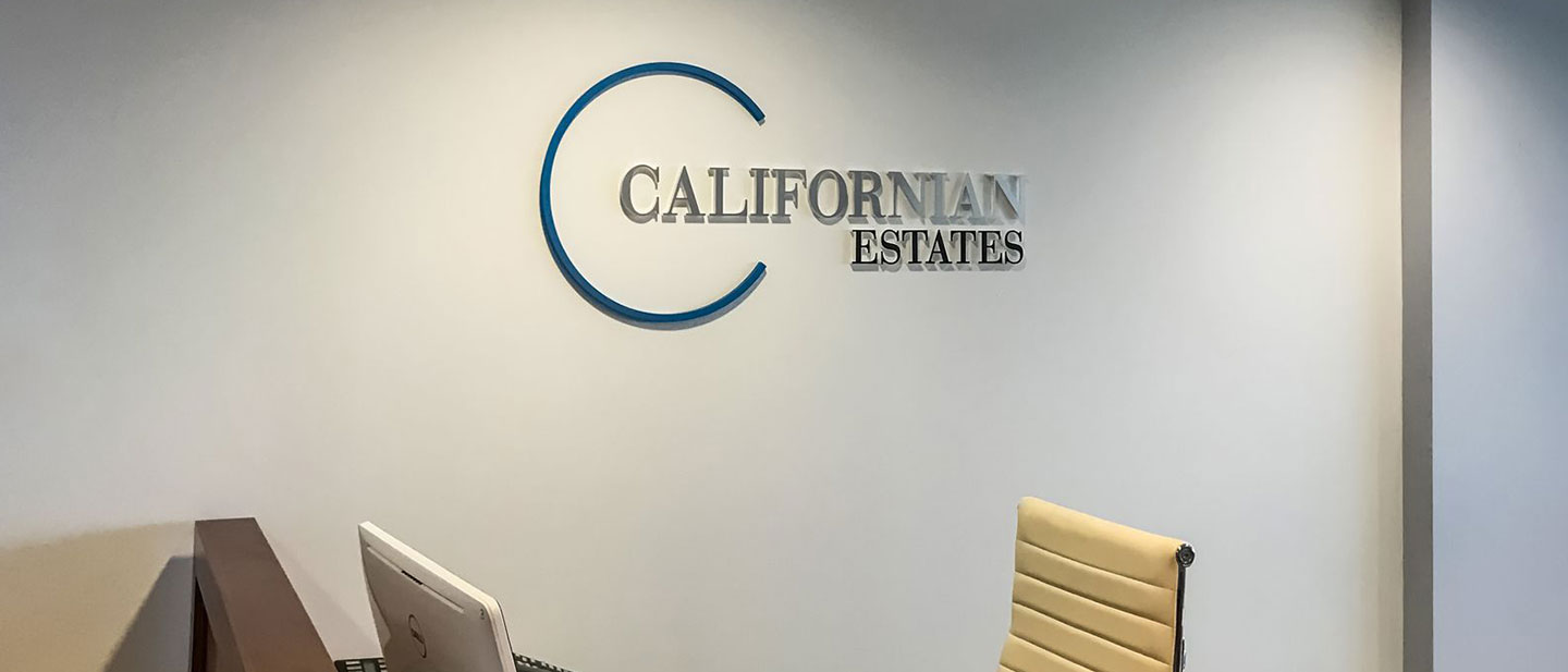 Lobby Signs | Custom Office Reception Signs in Los Angeles | Front Signs