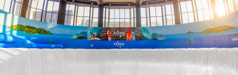 Full interior branding with wall decals for Flow House | Front Signs