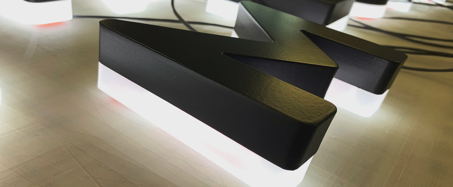 Halo-Lit Signs | Halo-Lit Channel Letters | Front Signs