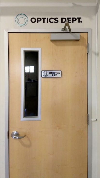 Returns | custom wall decal made of durable vinyl | Front Signs