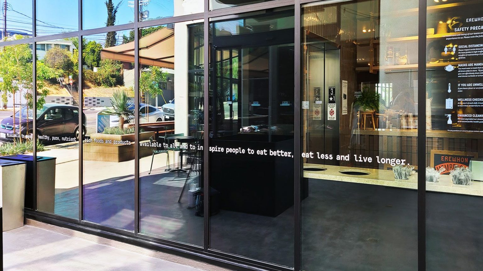 Storefront branding with opaque vinyl lettering | Front Signs