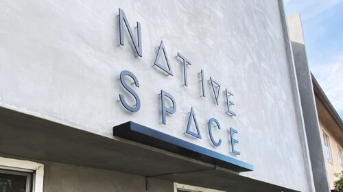 Native Space pin-mounted aluminum 3D letters | Front Signs