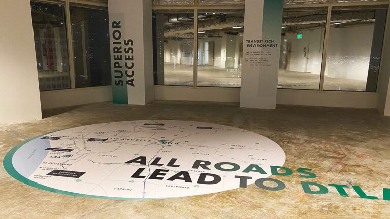 Floor Decals & Stickers | Custom Floor Decals & Clings in LA | Front Signs