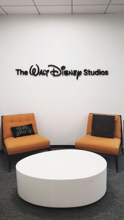 The Walt Disney Studios office 3D letters | Front Signs