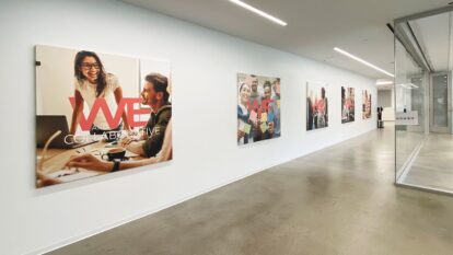 Wella Professionals office canvas prints | Front Signs