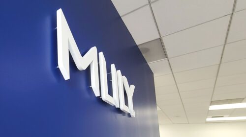 Mlily interior branding with custom 3D letters | Front Signs
