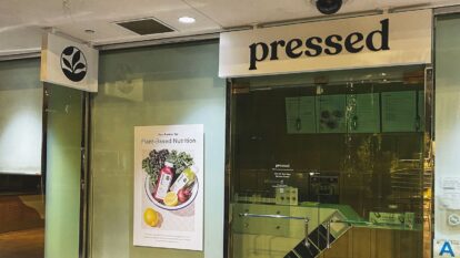 Pressed Juicery push through and blade signs | Front Signs