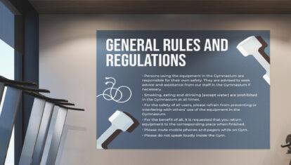 Custom Gym Signs | Gym Signage | Los Angeles, US Wide - Front Signs