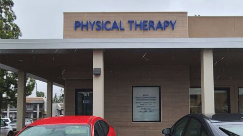 Physical Therapy outdoor channel letters | Front Signs
