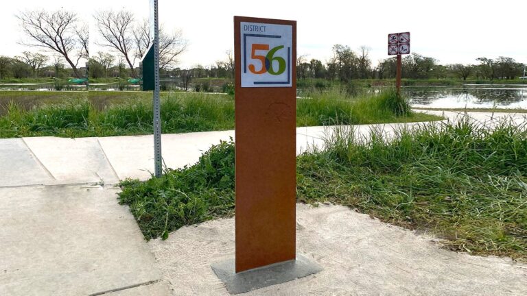 District56 free standing outdoor signage | Front Signs