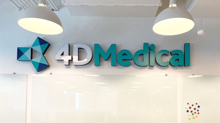4D Medical indoor channel letters installation | Front Signs