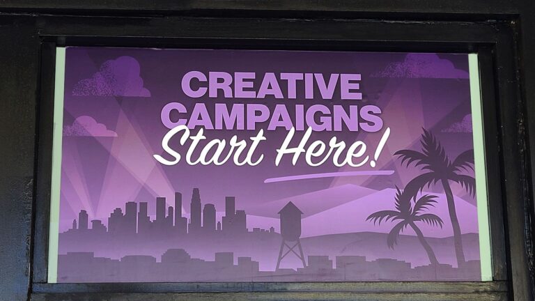 Bright Idea window decal made of opaque vinyl | Front Signs