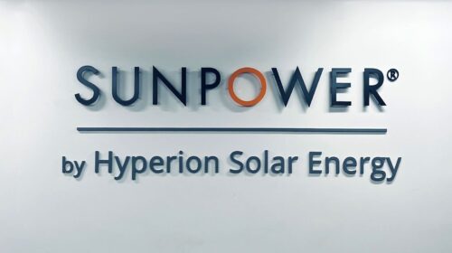 Sunpower office interior acrylic 3D letters | Front Signs