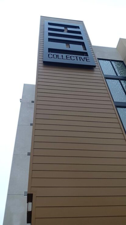 Walton Construction Services high rise sign | Front Signs