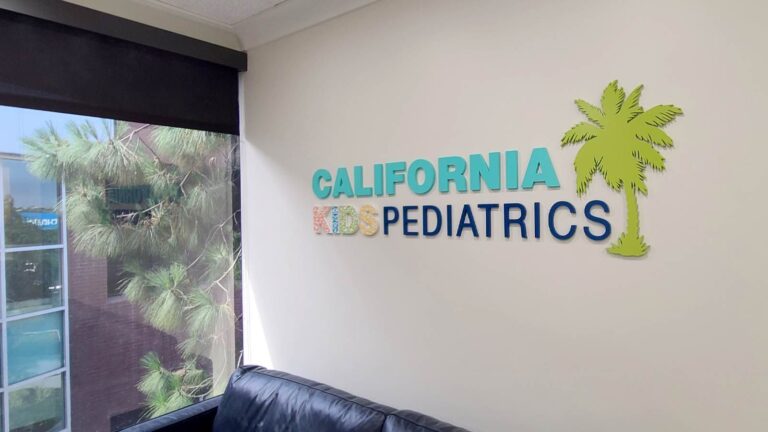 California Kids Pediatrics medical office sign | Front Signs