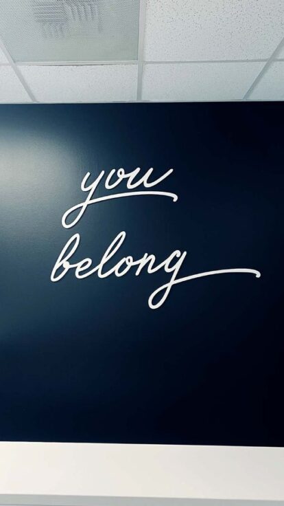 Desert Reign Church office sign made of acrylic | Front Signs