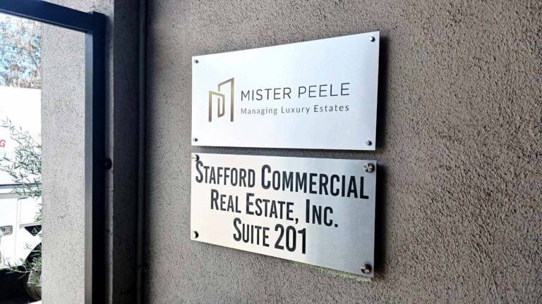 Stafford Commercial Real Estate outdoor signage | Front Signs