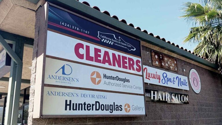 California Exotic & Classic Cars outdoor sign replacement | Front Signs
