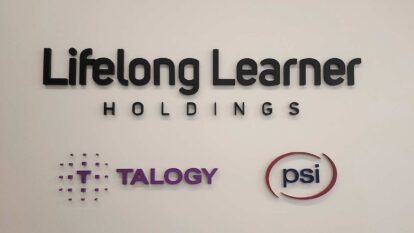 Talogy office sign made of acrylic material | Front Signs