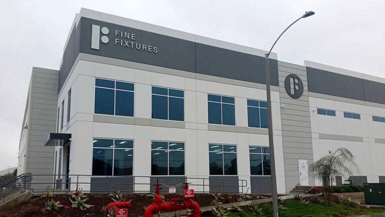 Fine Fixtures outdoor signs installation | Front Signs
