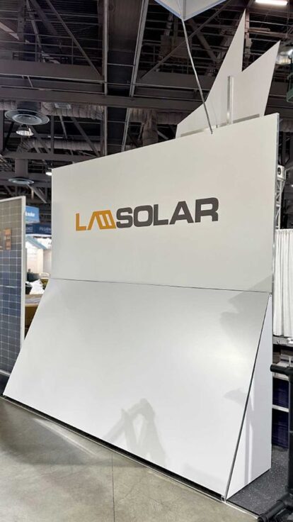 LA Solar Group event signage for branding | Front Signs