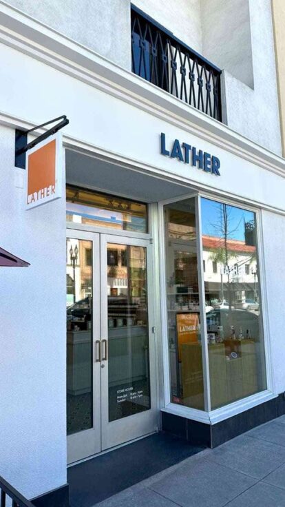 Lather store signs for exterior branding | Front Signs