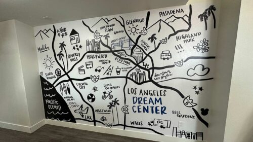 Dream Center modern sign for interior design | Front Signs