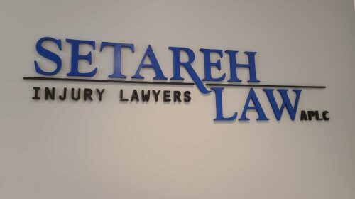 Setareh Law, APLC 3D sign for interior branding | Front Signs