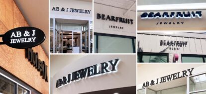 Dazzling Jewelry Signage for Exterior Branding | Front Signs