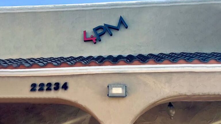 4PM channel letters for exterior branding | Front Signs