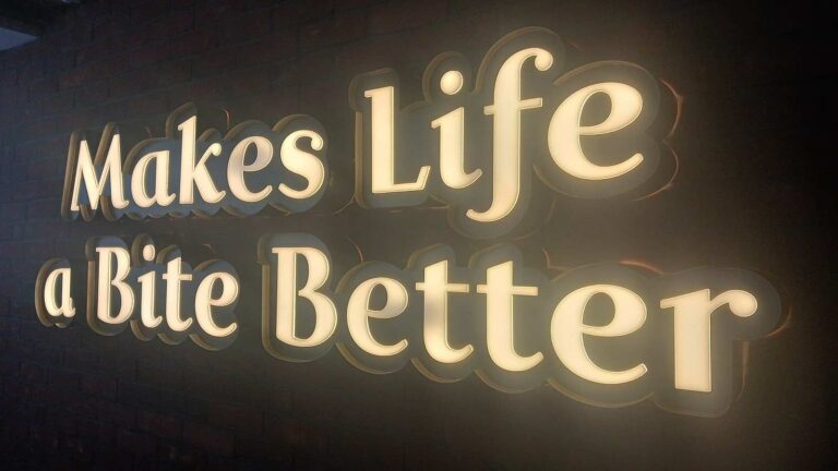 Push Through Signs | Push Through Letters | Front Signs