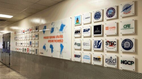 CTC Global office sign for interior branding | Front Signs