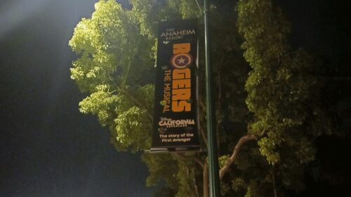 Disney banner for the show's outdoor advertising | Front Signs