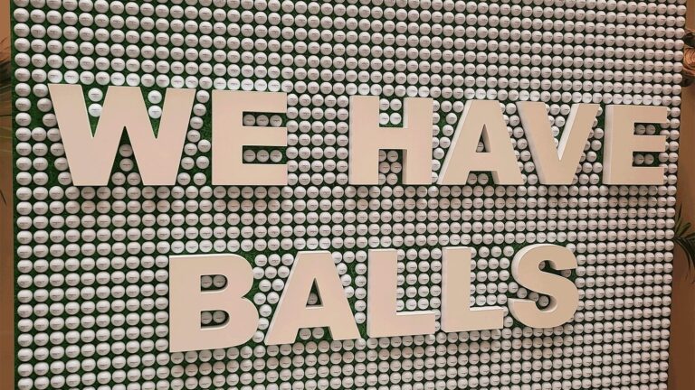 LA Golf custom signage installation for branding | Front Signs