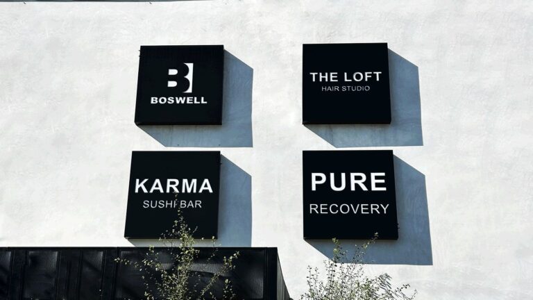 Boswell light box signs for exterior branding | Front Signs