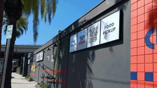 City Storage Systems light box signs for advertising | Front Signs