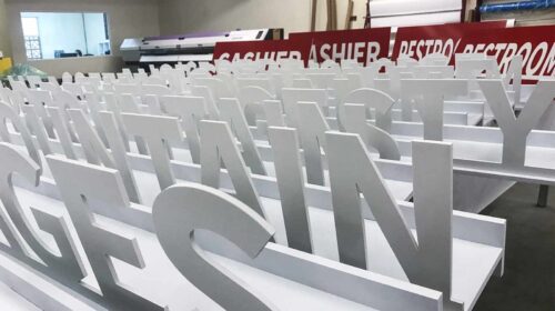 3 dimensional letters made of quality PVC | Front Signs