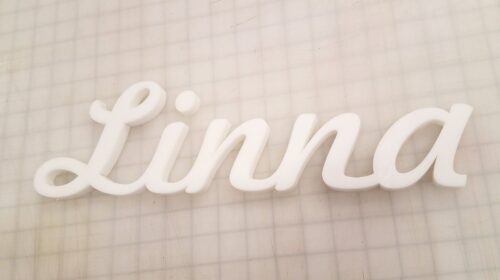 Three dimensional white acrylic custom letters | Front Signs