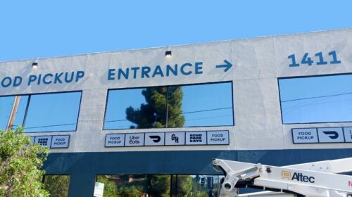City Storage Systems light box signs for branding | Front Signs