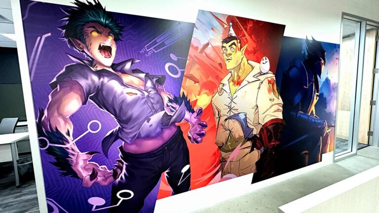 Podium Audio wall signage for office interior | Front Signs