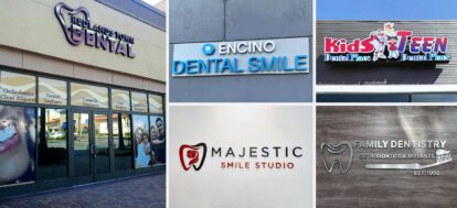 Striking Dental Office Signage for Modern Branding | Front Signs