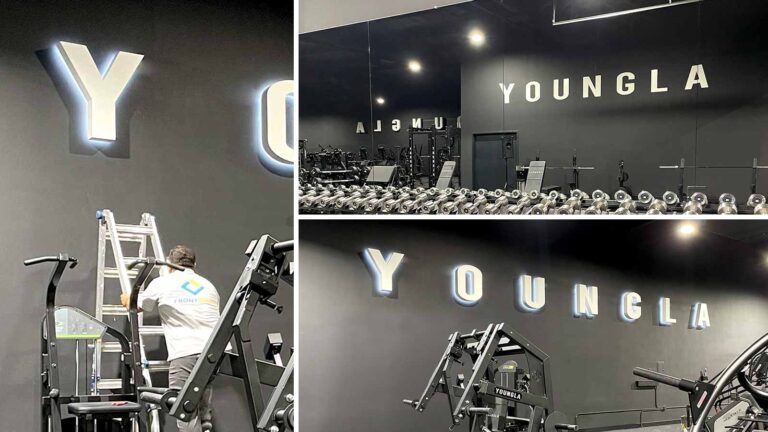 Custom Gym Signs | Gym Signage | Los Angeles, US Wide - Front Signs