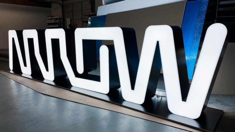 Front Lit Channel Letter signage with a customized design | Front Signs