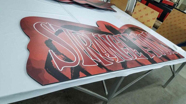 Direct printed decorative gatorboard sign | Front Signs Direct printed decorative gatorboard sign | Front Signs