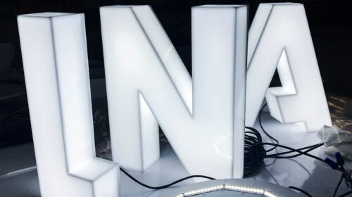 Fully illuminated dimensional Acrylic letters | Front Signs