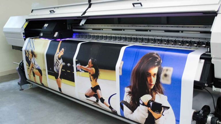 Large custom vinyl banner printing process | Front Signs