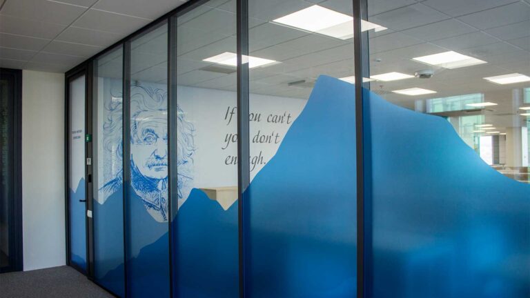Office interior decorative window decals | Front Signs