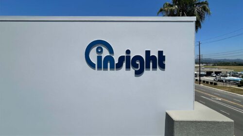 Insight Logistics Inc high rise sign for exterior branding | Front Signs